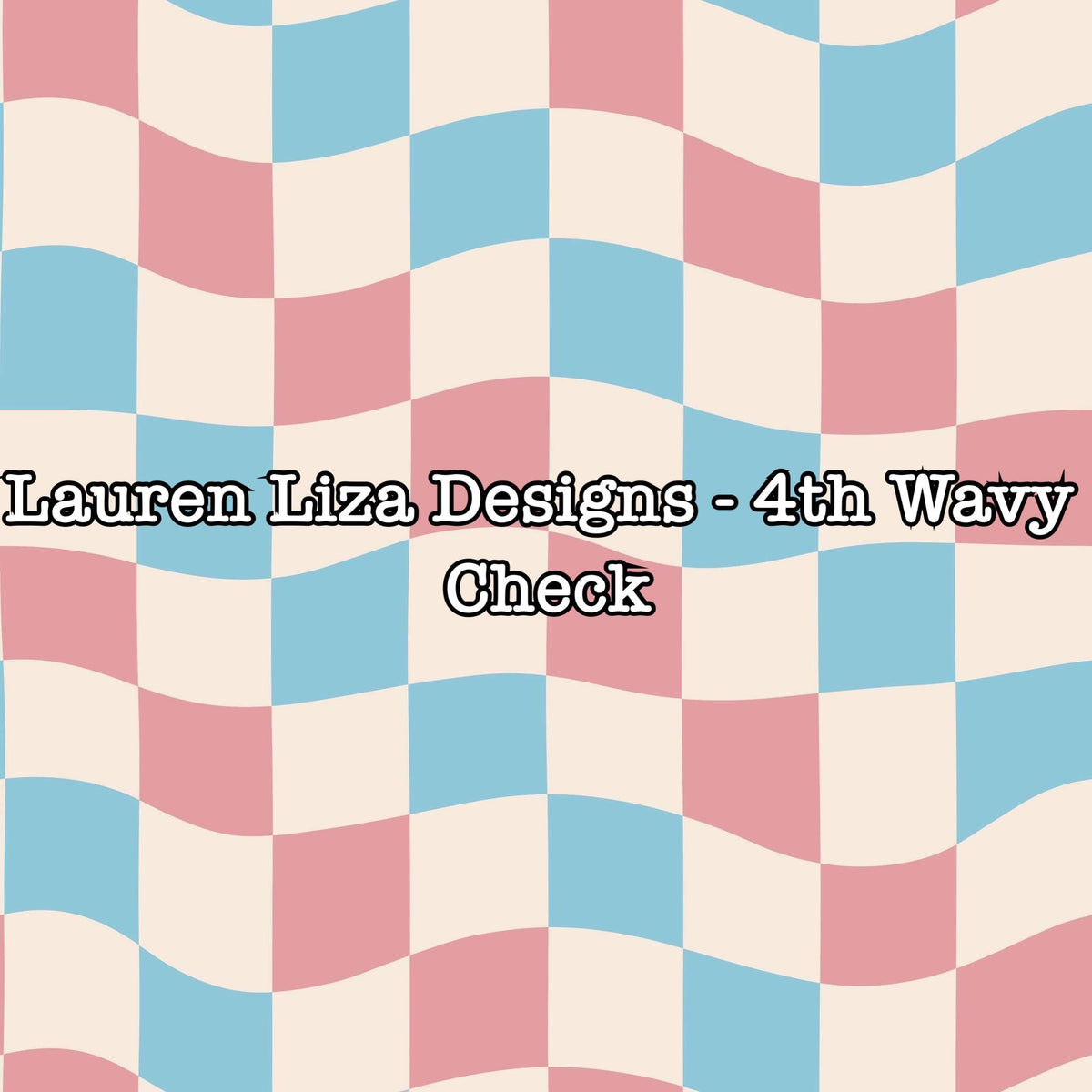 Lauren Liza Designs - 4th Wavy Check – Brianna's Bow Supply Shoppe LLC