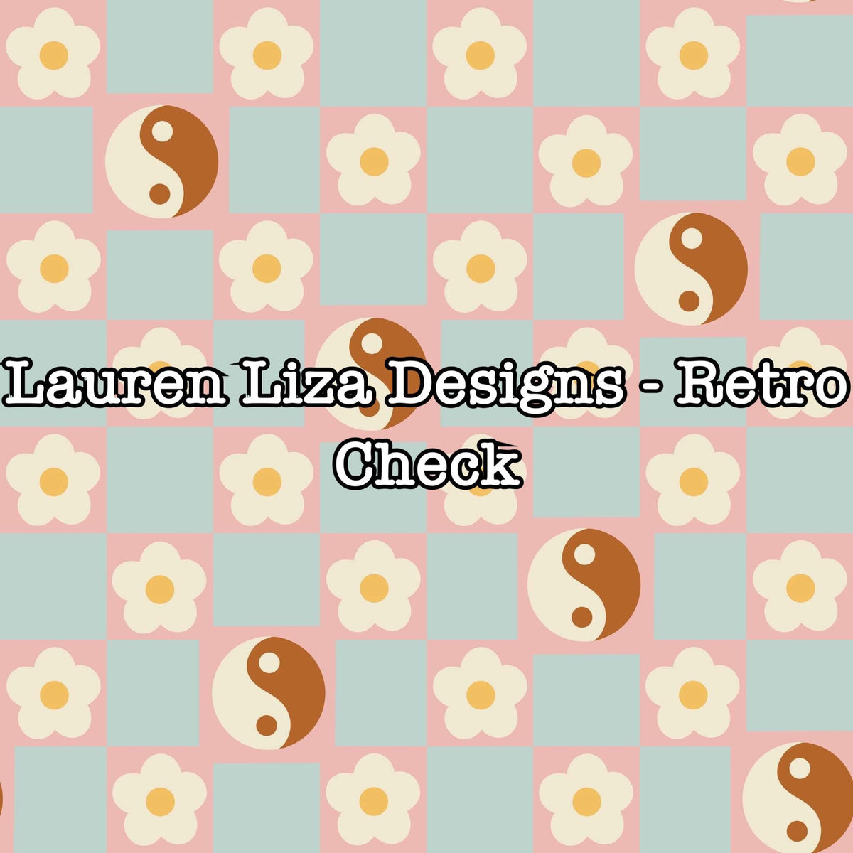 Lauren Liza Designs - Retro Check – Brianna's Bow Supply Shoppe LLC
