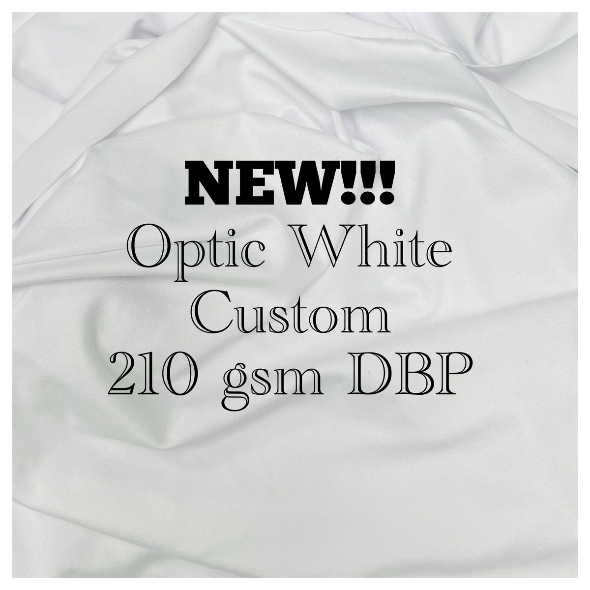 NEW!!! optic white custom 210gsm DBP – Brianna's Bow Supply Shoppe LLC